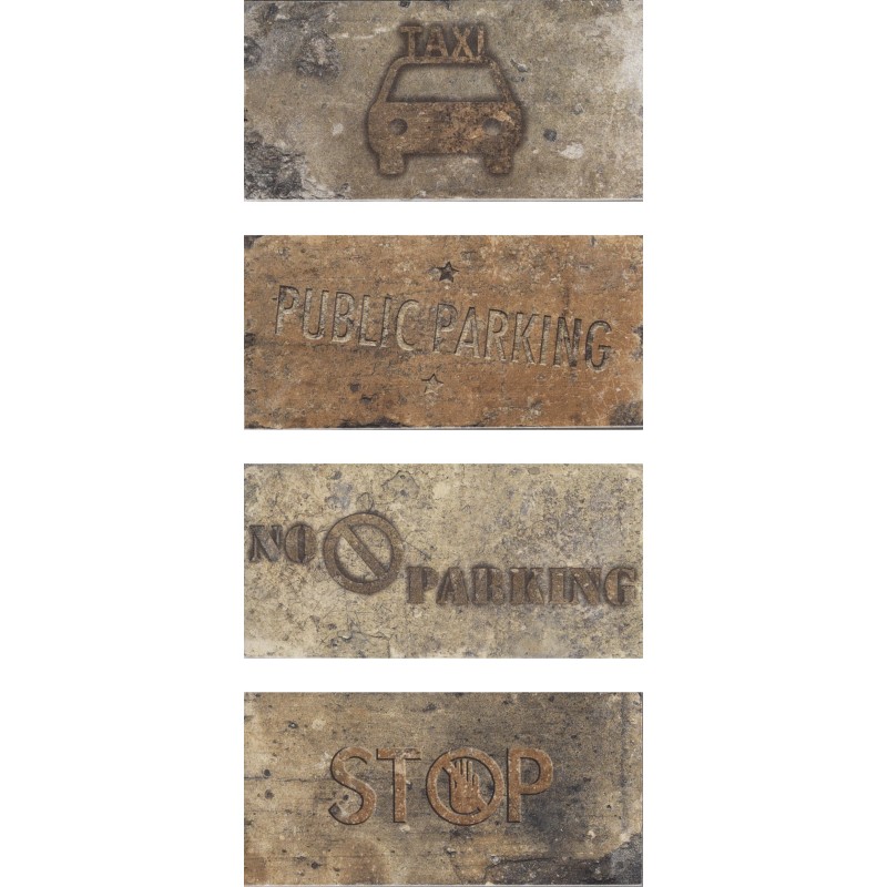 NEW YORK ROAD SIGNS MIX CENTRAL PARK 10x20cm 10,5mm R10 - CIR 1048422